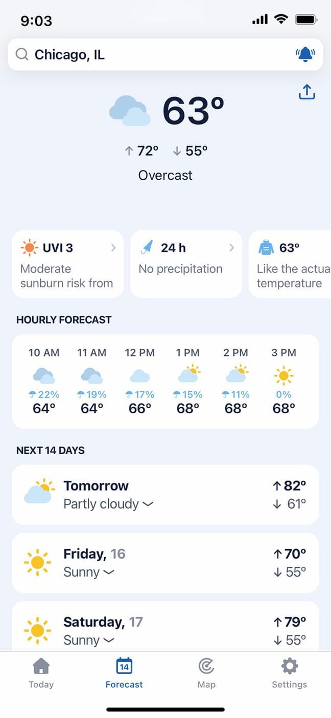 Local & World Weather Forecast | Clime